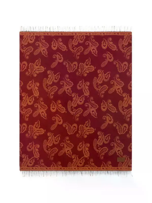Etro Paisley Jacquard Blanket