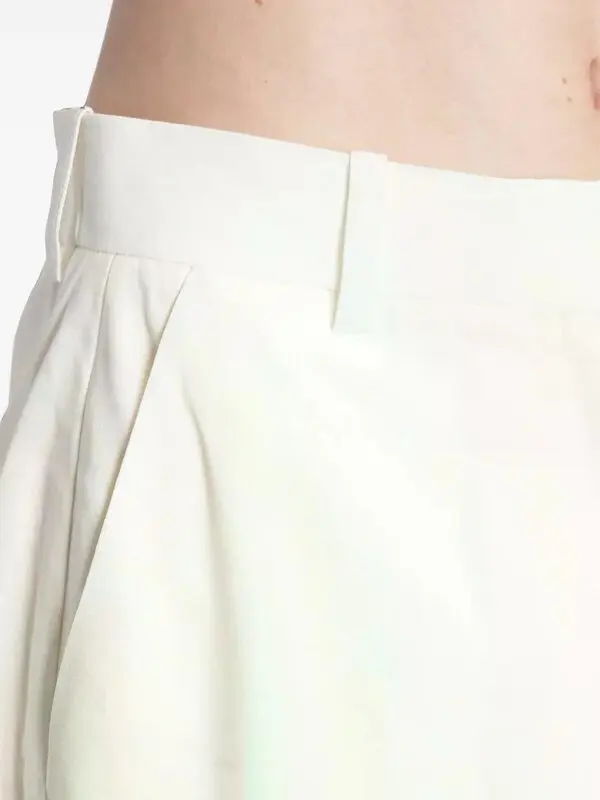 TOTEME High-waist Trousers Ecru