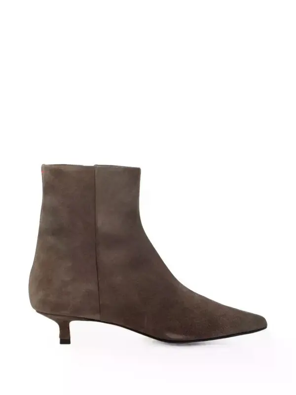 AeydĒ Pointed-toe Suede Ankle Boots