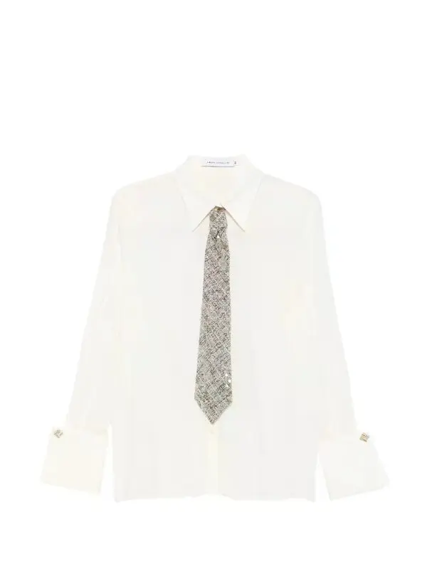 SIMONA CORSELLINI Button-up Wide-cuff Shirt - Neutrals