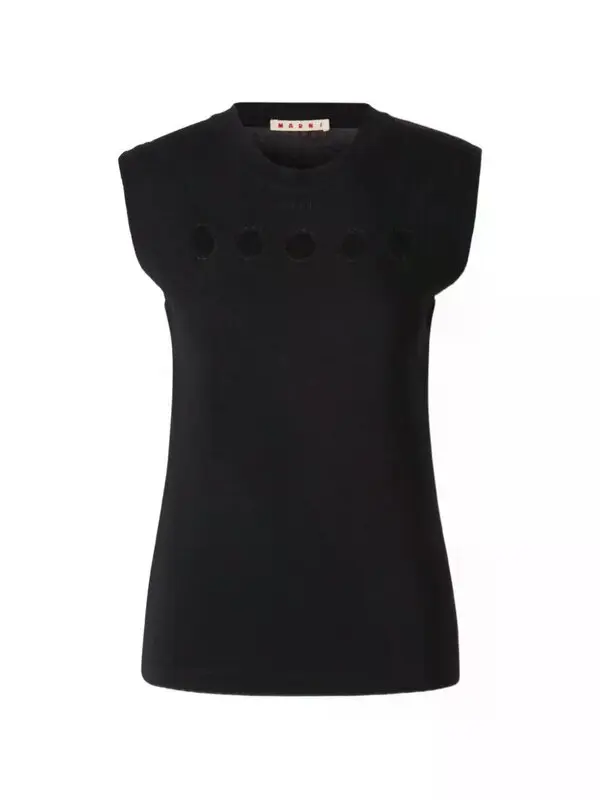 Marni Cut-out Sleeveless Tank Top