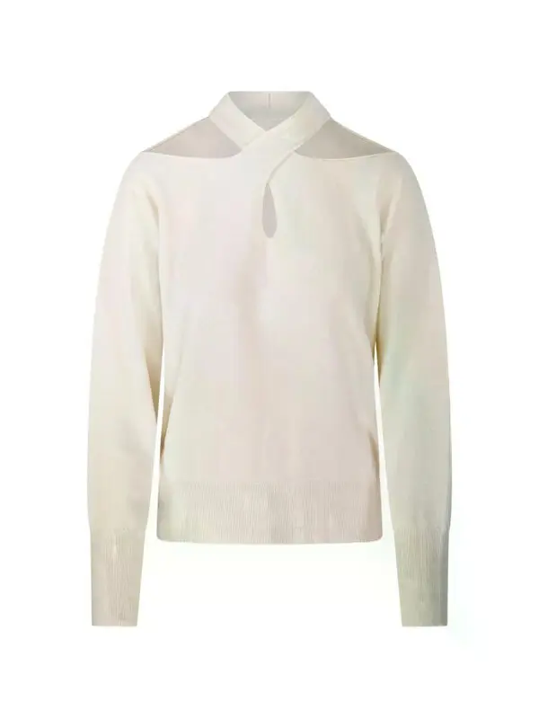 Federica Tosi Crossover-neck Cut-out Sweater