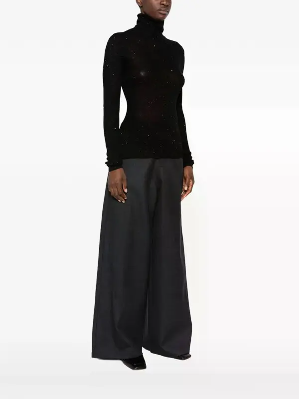 ELEH Sequin-embellished Roll-neck Sweater