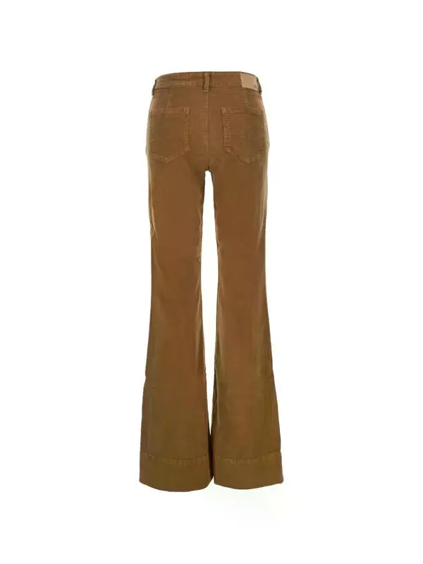 Ag Vicky Corduroy Flared Trousers - Brown