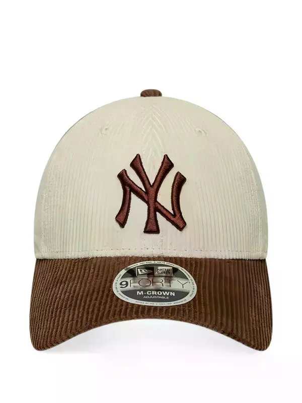New Era 9forty M- Crown Cord Ny Yankees Corduroy Baseball Cap - Neutrals