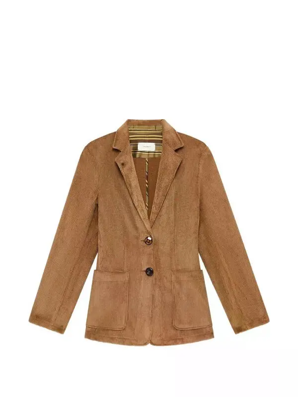 Malìparmi Corduroy-velvet Patch-pocket Blazer