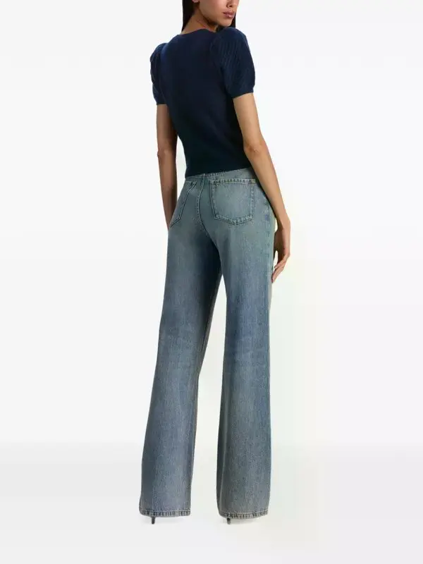 Alice + Olivia Sabine Puff-sleeve Cardigan