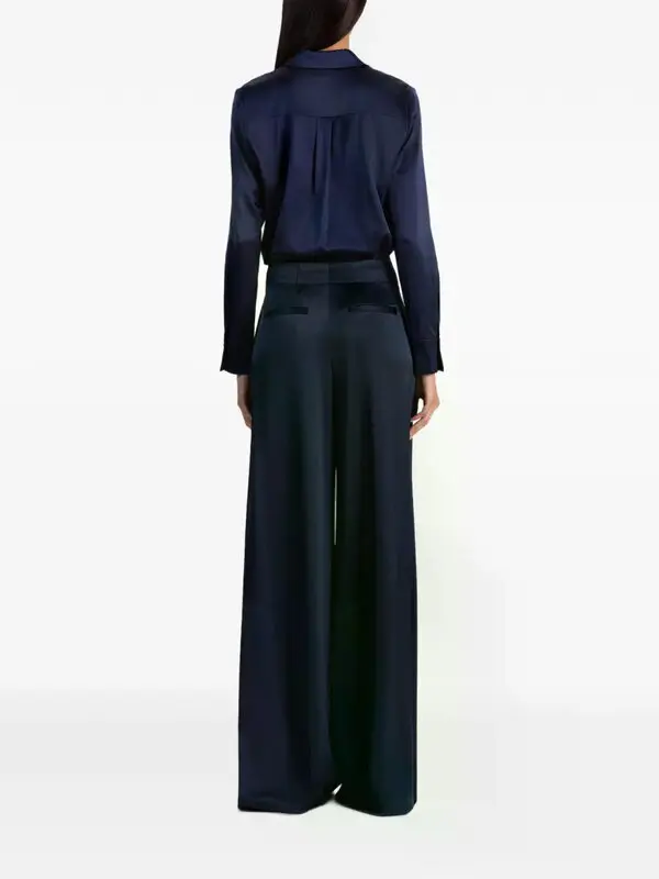 Alice + Olivia Eloise Pleated Wide-leg Trousers