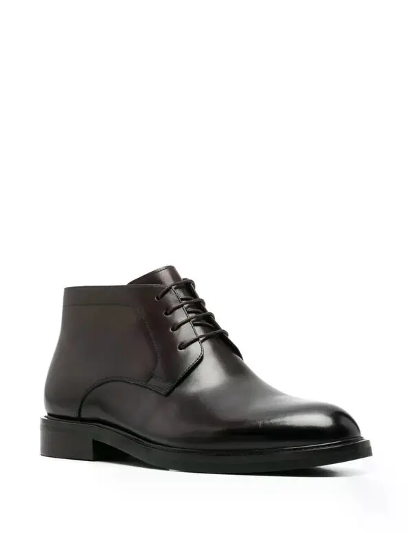 ALBERTO GOZZI Lace-up Leather Boots
