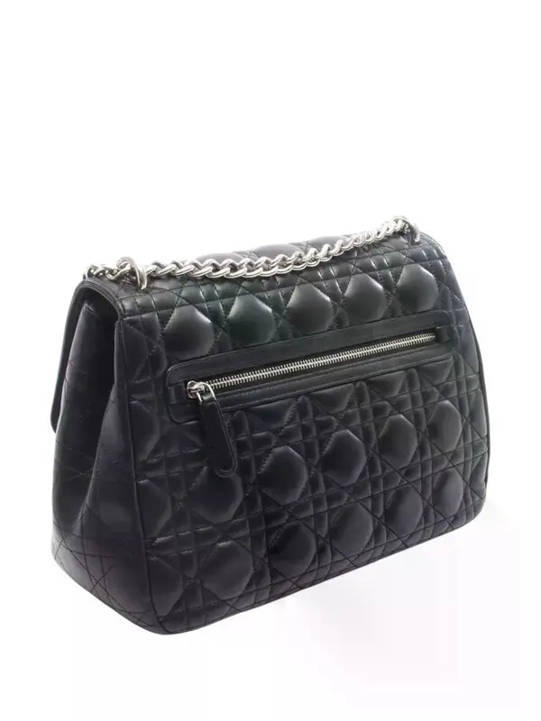 Dior 2000-2015 Lambskin Cannage New Lock Shoulder Bag