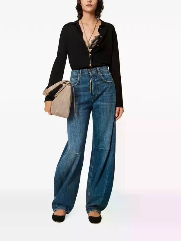TWINSET Five-pocket Horseshoe Jeans