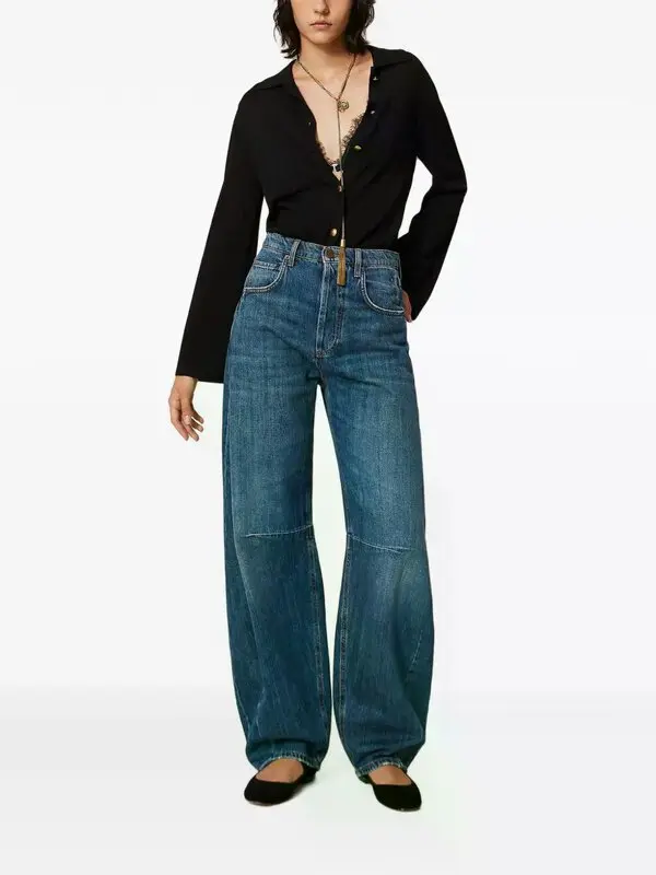 TWINSET Five-pocket Horseshoe Jeans