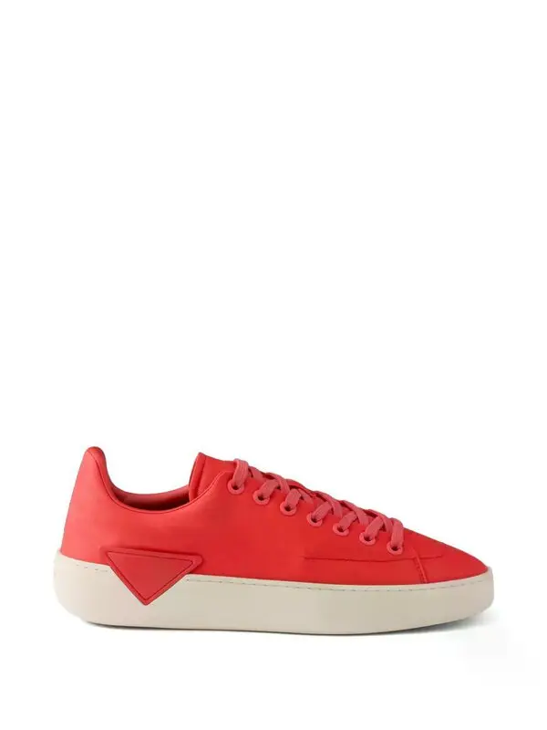 Prada Court Re-nylon Sneakers - Red