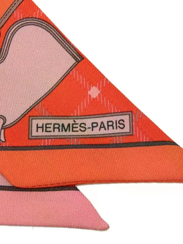 Hermès 2010-2018 Camails Silk Twilly Scarf Scarves