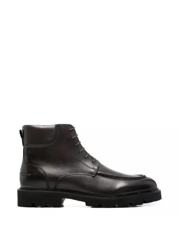 ALBERTO GOZZI Lace-up Leather Boots