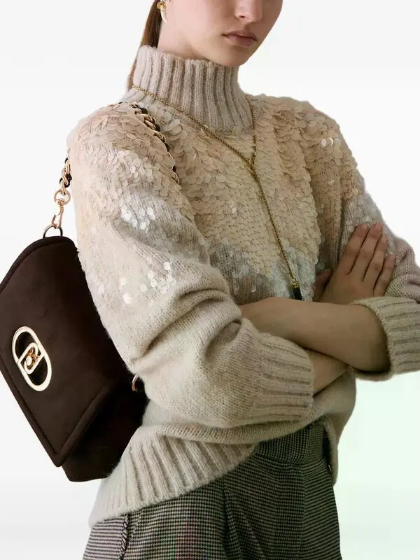 Liu Jo Wool Sweater With Sequins