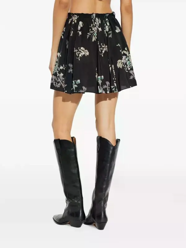 MARANT ETOILE Livy Floral-print Mini Skirt