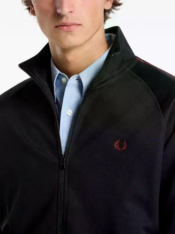 Fred Perry Contrast-tape Bomber Jacket