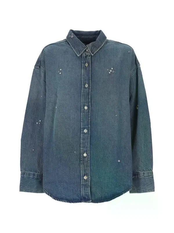 LEVI'S Crystal-embellished Denim Shirt