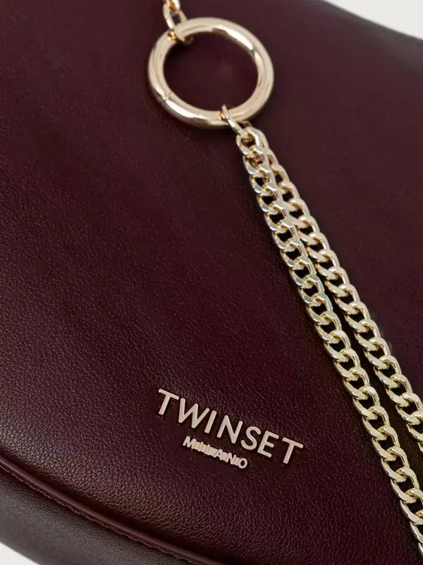 TWINSET Chain-embellished Shoulder Bag - Red
