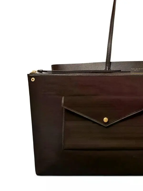 Tory Burch Perry Pebbled-leather Tote Bag