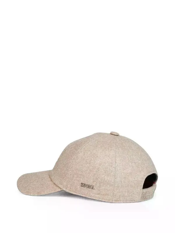 Zegna Beige Oasi Cashmere Baseball Cap