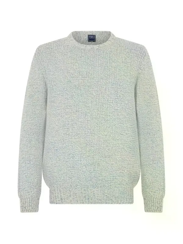 Fedeli Chunky-knit Crew-neck Sweater