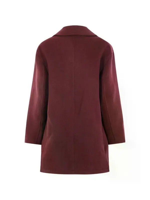 HED MAYNER Double-breasted Oversized Peacoat