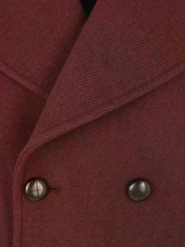 HED MAYNER Double-breasted Oversized Peacoat