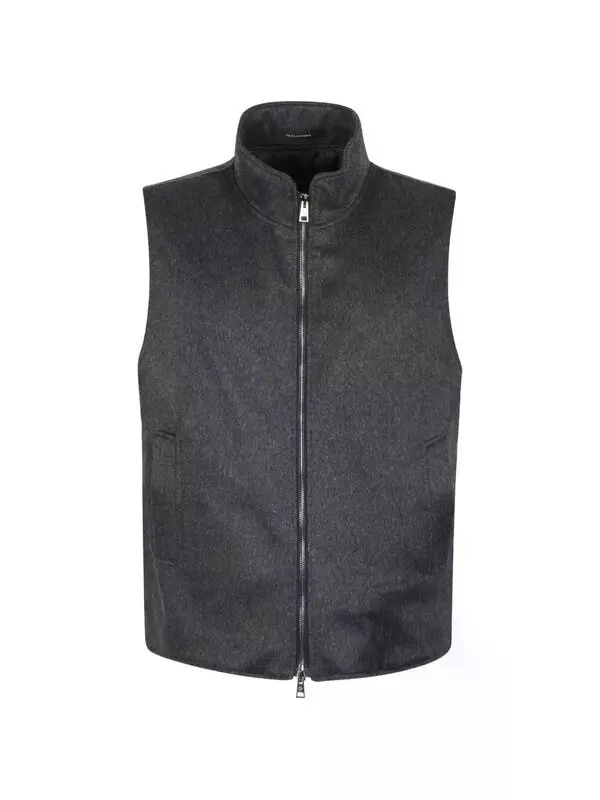 Tagliatore High-neck Zip-up Gilet