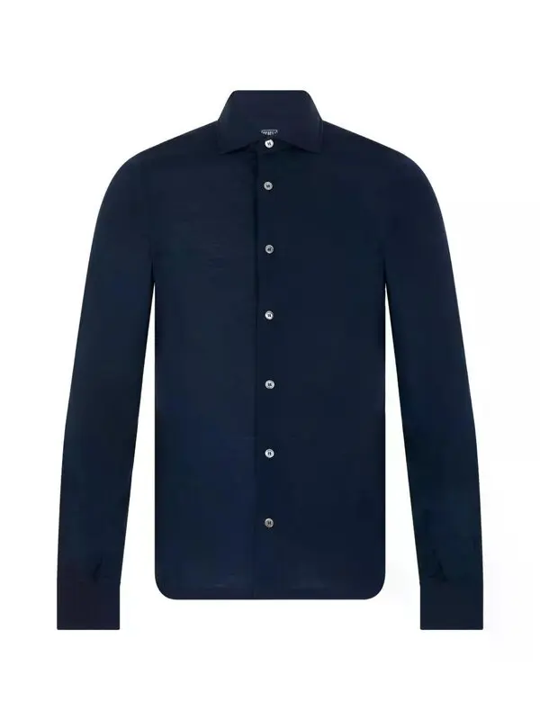 Fedeli Button-up Wool Shirt