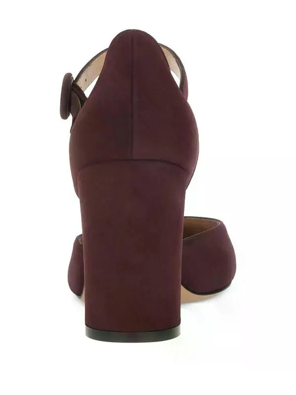 GIANVITO ROSSI Suede Block-heel Pumps