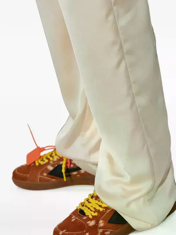 Off-White End Of Play Calf Hair Sneakers - Brown