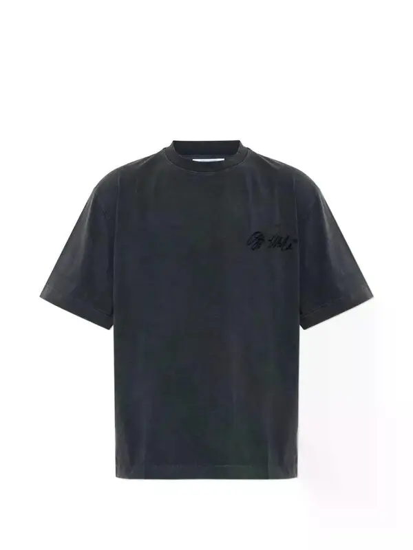 Off-White Logo-embroidered T-shirt