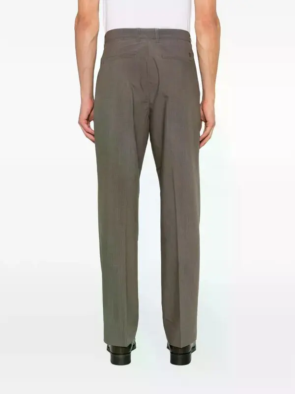 LES DEUX Pressed-crease Straight-leg Trousers