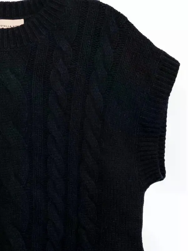 STELLA NOVA Cable-knit Vest