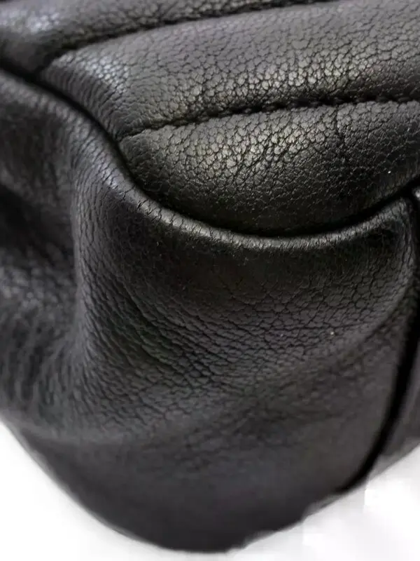 Saint Laurent 2000s Monogram Leather Tote Bag