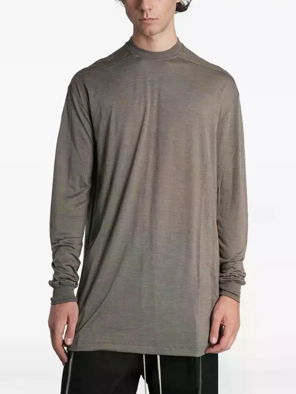Rick Owens Ribbed-trim Long-sleeve T-shirt