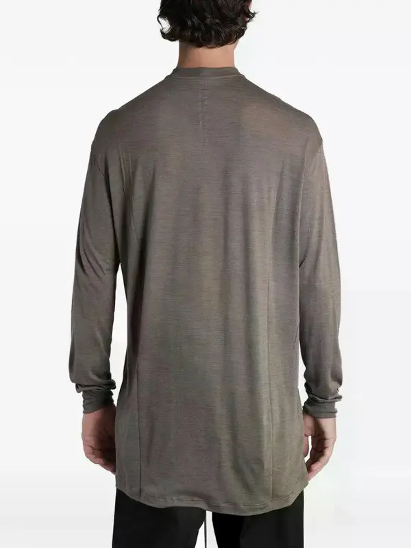 Rick Owens Ribbed-trim Long-sleeve T-shirt