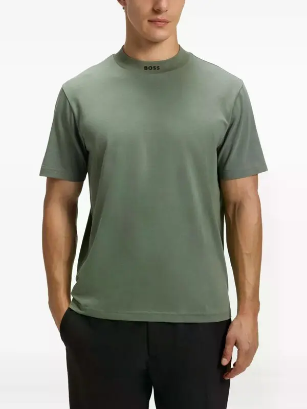 BOSS Crew-neck Cotton-blend T-shirt