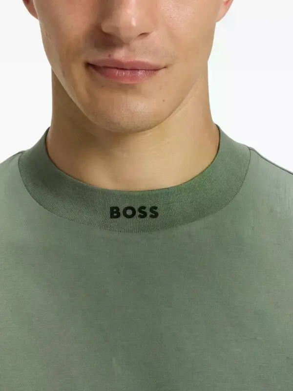 BOSS Crew-neck Cotton-blend T-shirt