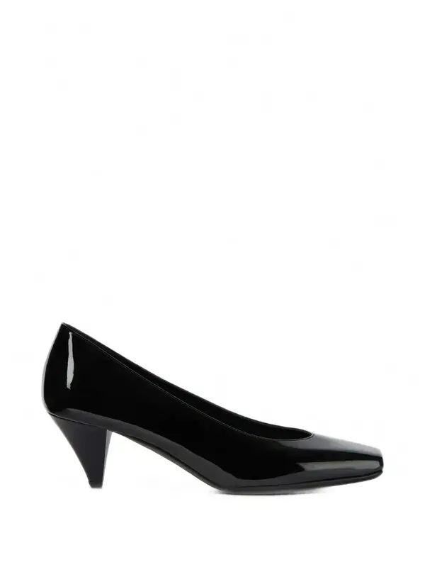 Givenchy Sliced Square Pumps In Patent Leather