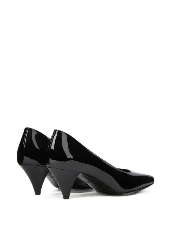 Givenchy Sliced Square Pumps In Patent Leather