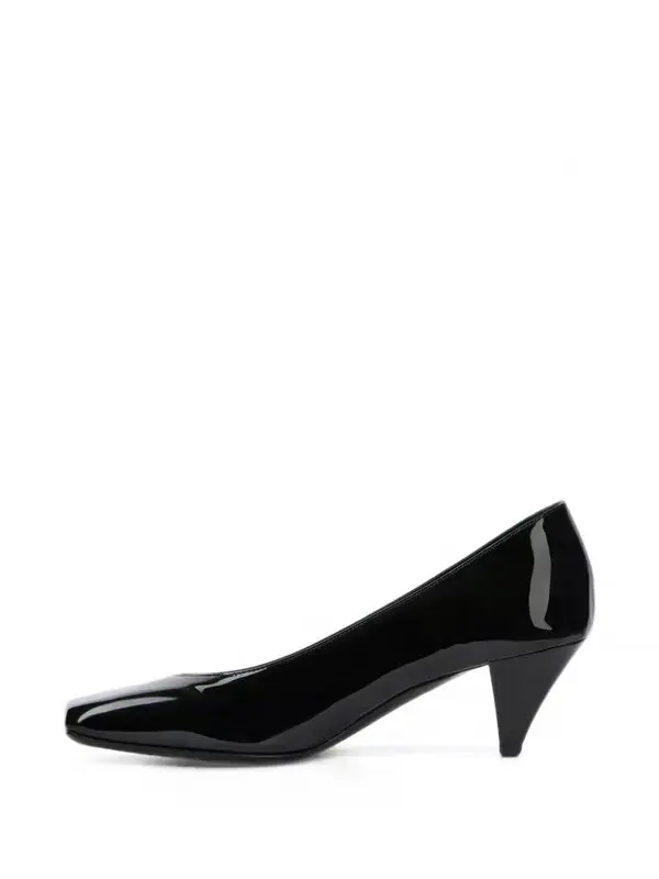 Givenchy Sliced Square Pumps In Patent Leather