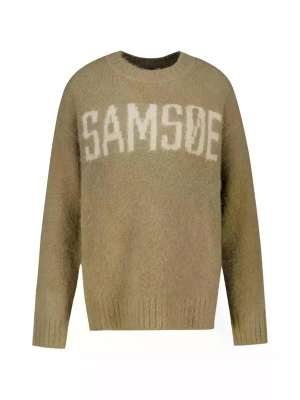SAMSOE SAMSOE Sajeanne Logo-intarsia Sweater