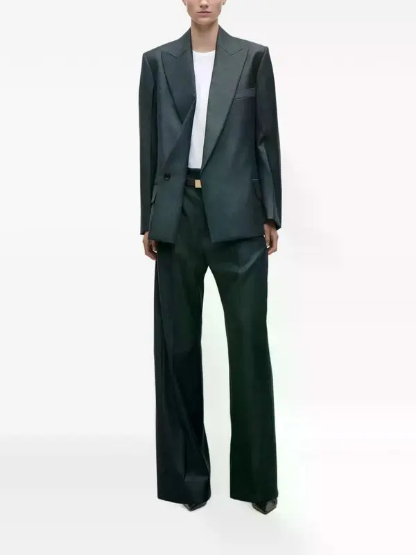 Victoria Beckham Olie Peak-lapels Double-breasted Blazer
