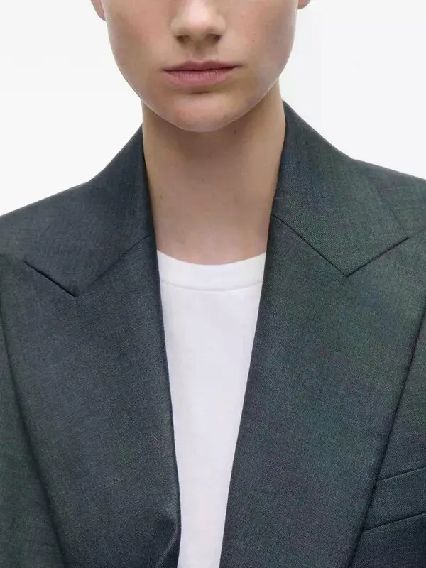 Victoria Beckham Olie Peak-lapels Double-breasted Blazer