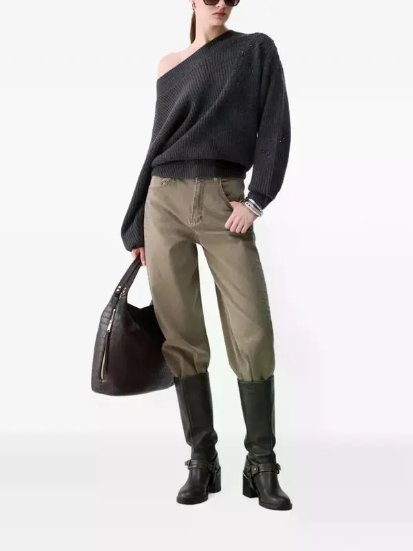 Liu Jo Wool Sweater With Embroidery