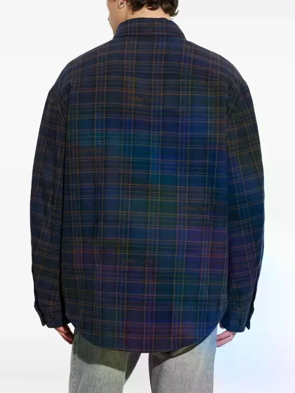 Off-White Check Flannel Padded Overshirt