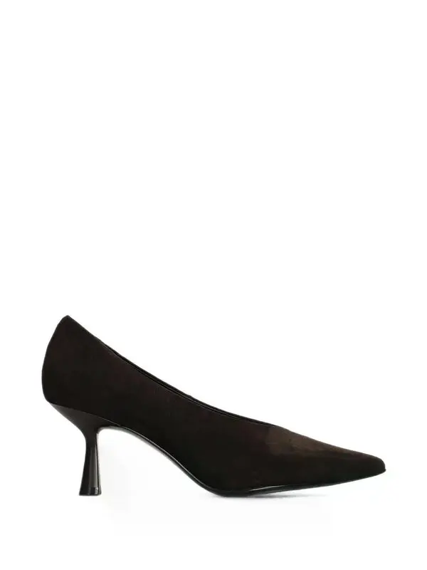 BIBI LOU Tiare 70 Pointed-toe Leather Pumps - Brown